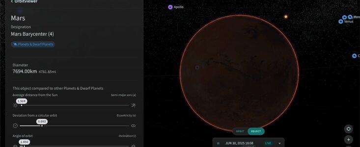 NSF–DOE Vera C. Rubin Observatory Launches Orbitviewer App | Rubin Observatory